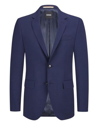 HUGO BOSS Baukasten-Sakko Marzotto aus Schurwolle, Slim Fit in