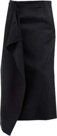 Carven Femme, Jupes, Noir, Taille: 34 FR Sk404 Lsyered Skirt