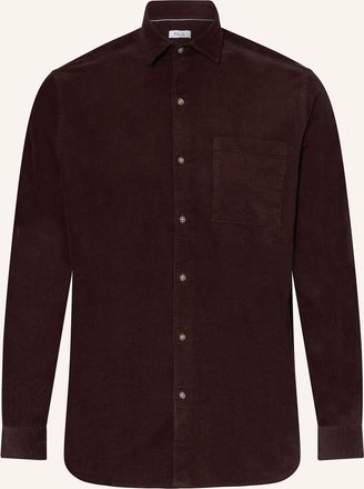 Paul Paul Cordhemd Comfort Fit braun