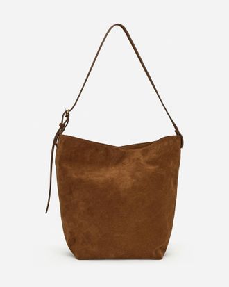 Arket Veloursledertasche -Braun