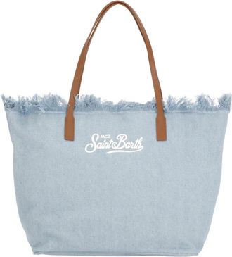 Saint Barth Femme, Sacs, Bleu, Taille: ONE Size City Bag Fringe