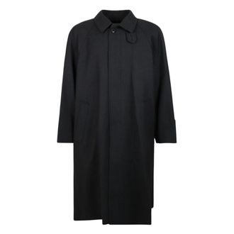 Dunst H-Line Woll-Mantel - - Coats - Herren - Grau - M