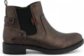 Infinity Leather Bottines Chelsea Classiques Marron Dor&eacute; Pour Femme Mustang