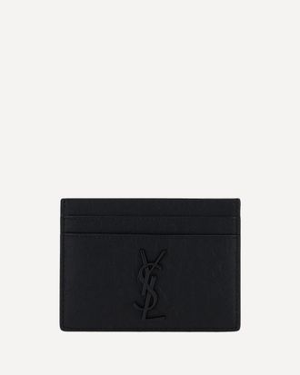 Saint Laurent Leather Cardholder Male UNI