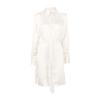 Wales Bonner Shirt Kleider - - Dresses - Damen - Beige - M