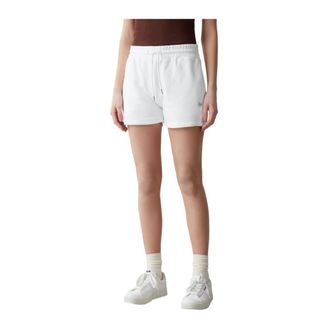 Colmar Femme, Shorts, Blanc, Taille: 36 FR Shorts blancs avec logo pailleté
