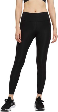 Nike Nike Damen W Nk Epic Fast Tght Leggings, Black/Reflective Silv, XXL EU