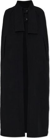 Dolce & Gabbana Femme, Vestes, Noir, Taille: 36 FR Cape en laine