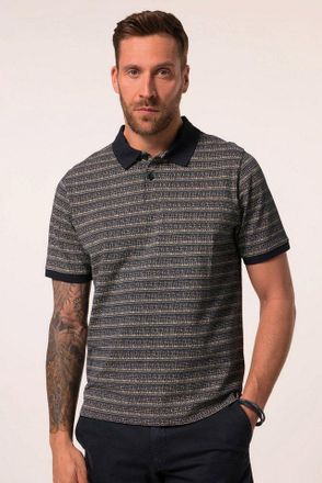 JP1880 Poloshirt Poloshirt Halbarm Piqu&eacute; Alloverprint