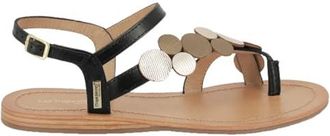 Les Tropeziennes LES TROPEZIENNES PAR M. BELARBI Femme Holly Chaussures Ville Entre-Doigt, Noir-Or, 40 EU