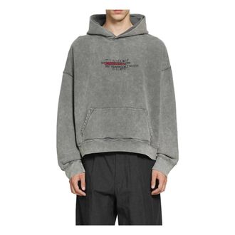 Song for the Mute Its a Holiday Relaxed Hoodie - - Sweatshirts & Hoodies - Herren - Grau - M
