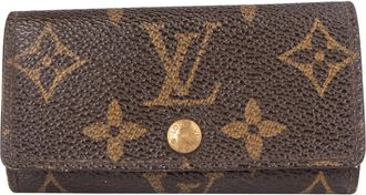 Louis Vuitton Crossbody Bags - Louis Vuitton Canvas Monogram Keyholder - Gr. unisize - in Braun - f&uuml;r Damen