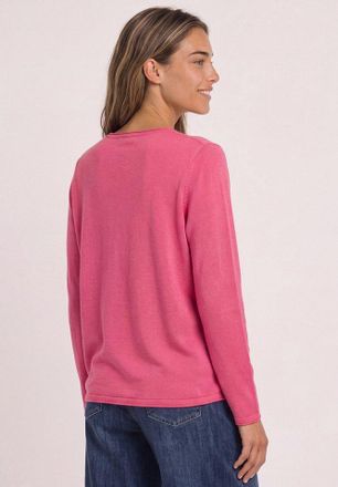 Street One Rundhalspullover mit Rundhalsausschnitt