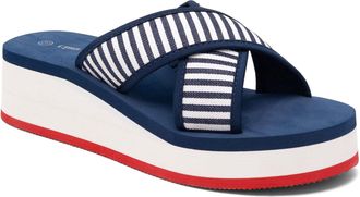 Clara Barson Pantoletten Clara Barson KRISTY WSS20782-01 Dunkelblau