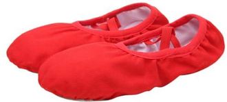 Holibanna Chaussures de Ballet Souples &agrave; Semelle Fendue avec Bande &Eacute;lastique Chaussures de Danse L&eacute;g&egrave;res et Antid&eacute;rapantes pour Yoga Ballet et Danse Moderne Fem