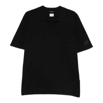 C.P. Company Strickware - Polo Collar - - Tops - Herren - Schwarzk - L