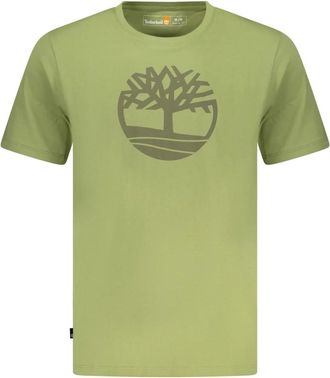 Timberland Homme, Tops, Vert, Taille: 2XL Kennebec River Tree Logo Short-Sleeve T-Shirt
