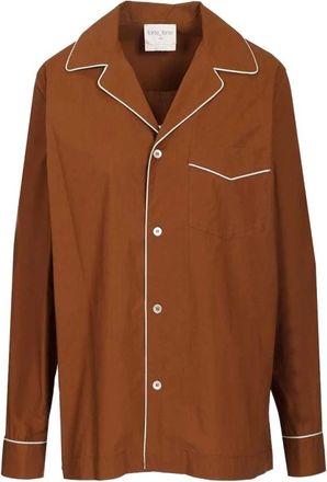 Forte_Forte Femme, Blouses et Chemises, Brun, Taille: 36 FR Chemise Chic D&eacute;contract&eacute;e