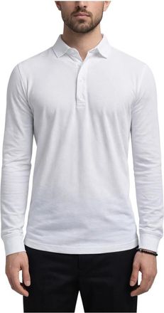 Gran Sasso Homme, Tops, Blanc, Taille: 3XL Polo &agrave; Manches Longues