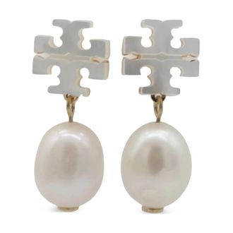 Tory Burch Moondance Perlenohrringe - - Accessories - Damen - Grau - ONE SIZE
