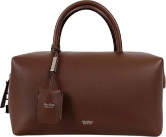 Max Mara Femme, Sacs, Brun, Taille: ONE Size Sac &agrave; Main Polochon Moyen