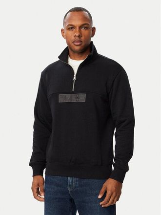 Napapijri Sweatshirt Box NP0A8B33 Schwarz Regular Fit