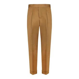 Pantaloni Torino Rebel Pleated Pant - - Trousers - Herren - Braun - XL