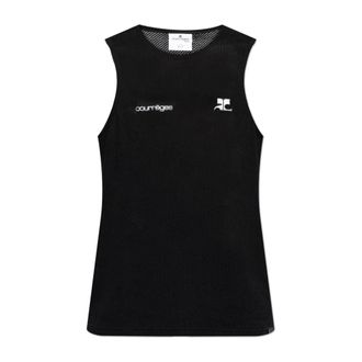 Courr&egrave;ges Homme, Tops, Noir, Taille: XL Top sans manches perfor&eacute;