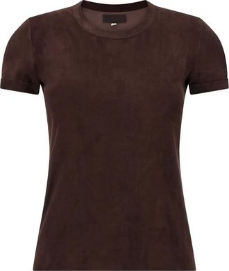 Stouls t-shirt 05 en daim - Marron