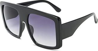 Generic Lunettes de soleil tendance à monture large pour hommes et pour femmes, vacances en plein air, plage (couleur : B, taille : moyen) 2026