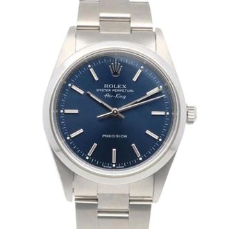 Rolex Montre Pre-owned 14000M Vintage - Homme - Pre-owned - Bleu - Taille: ONE Size