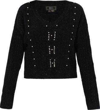 Faina Pullover Frauen Schwarz