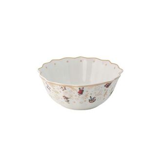 Villeroy & Boch Toys Delight Bol &eacute;dition Anniversaire, Bol &agrave; Dessert en Porcelaine Premium, Multicolore/dor&eacute;/Blanc, 506 ML