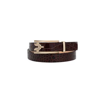 Victoria Beckham Dorian G&uuml;rtel - - Accessories - Damen - Braun - 90 CM