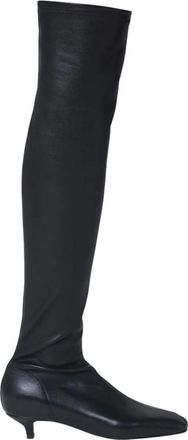 Toteme Femme, Chaussures, Noir, Taille: 36 EU Day Nappa Knee High Bottes