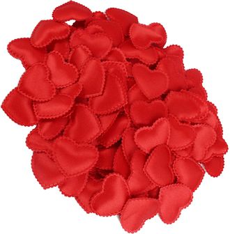 Garneck 300 St&uuml;ck Herzf&ouml;rmige Tischkonfetti aus Kunststoff 35cm Wiederverwendbare Valentinstags und Hochzeitsdeko f&uuml;r Romantische Partys und Zimmerdekoration