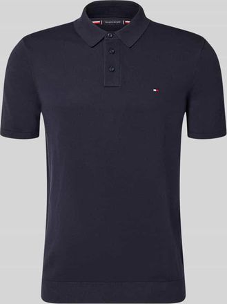 Tommy Hilfiger Regular Fit Strick-Poloshirt aus reiner Baumwolle