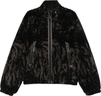 Roa Fleece-texture Zip-up Jacket