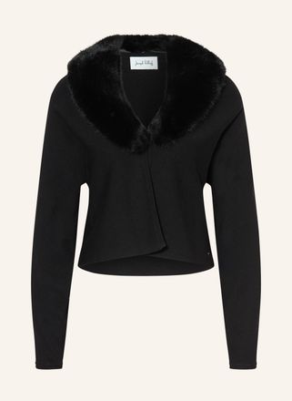 Joseph Ribkoff Strickjacke Mit Abnehmbarem Kunstfell schwarz