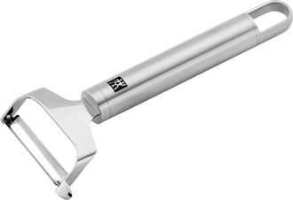 Zwilling Pro Pendelschäler, Länge: 17 cm, Rostfreier Edelstahl, Ergonomisch geformter Griff, Silber