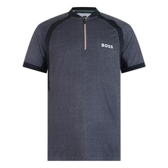 HUGO BOSS Funktionsshirt mit kurzen &Auml;rmeln - - Tops - Herren - Grau - XL