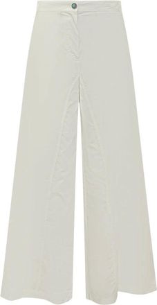 Pinko Pinko, Femme, Pantalons, Blanc, Taille: 42 FR Canelli Wide Pantalons