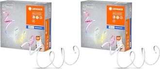 Ledvance LED Smartes Silikon Lichtband mit Bluetooth Technologie f&uuml;r Innen, 3 Meter L&auml;nge, Lichtfarbe &auml;nderbar (2000-6500K), RGB Farben &auml;nderbar, Steuerbar mit