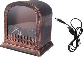 OSALADI Simulation Feuer Lampe Dekoratives Licht F&uuml;r Weihnachten Haushalt Tischleuchte Kaffee