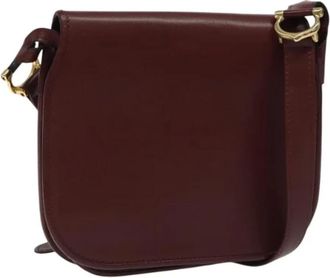 Cartier Pre-owned Cuir sacs-ports-paule - Femme - Pre-owned - Rouge - Taille: ONE Size