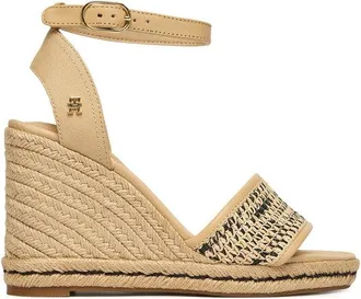 Tommy Hilfiger Espadrilles High Wedge Espad FW0FW09471 Hellbeige