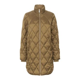 Part Two Femme, Manteaux, Brun, Taille: 40 FR Veste matelass&eacute;e &agrave; col montant