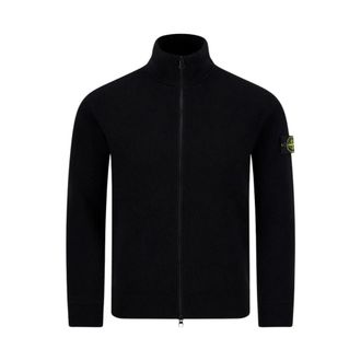 Stone Island Homme, Pulls, Noir, Taille: L Cardigan