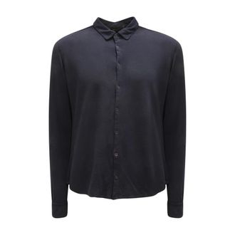 KANGRA Slim Polo Shirt Made in Italy - - Shirts - Herren - Blau - S