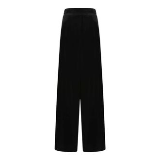 Max Mara Femme, Pantalons, Noir, Taille: 34 FR Bratto Sateen Velvet Pantalons